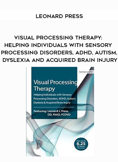 Visual Processing Therapy: Helping Individuals with Sensory Processing ...